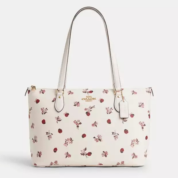 Coach | Bags | New Gallery Tote With Ladybug Floral Print | Poshmark